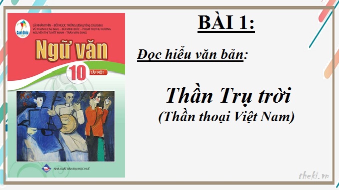Thần Trụ trời (Thần thoại Việt Nam) (Bài 1, Ngữ văn 10, tập 1, Cánh Diều) - Lớp học Ngữ văn